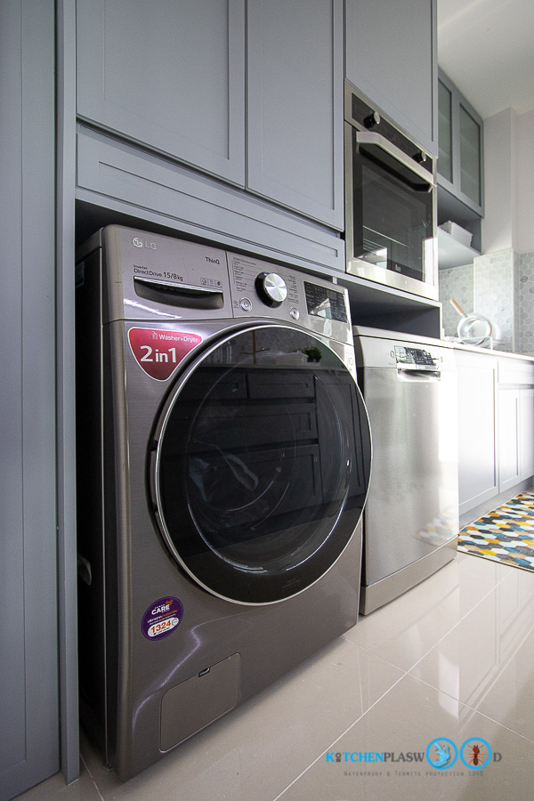 2 Sides I-Shape Kitchen ชุดครัวบิ้วอินแบ่ง 2 ฝั่ง • KITCHENFORM