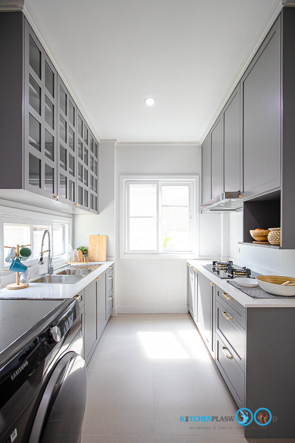 Kitchen I-Shape Design : ชุดครัวตัวไอสไตล์คลาสสิค • KITCHENFORM