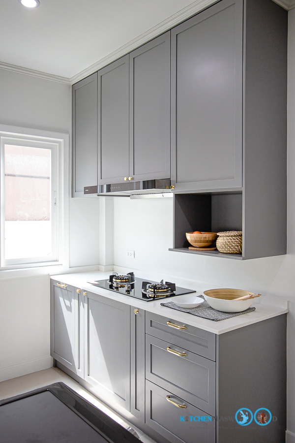 Kitchen I-Shape Design : ชุดครัวตัวไอสไตล์คลาสสิค • KITCHENFORM