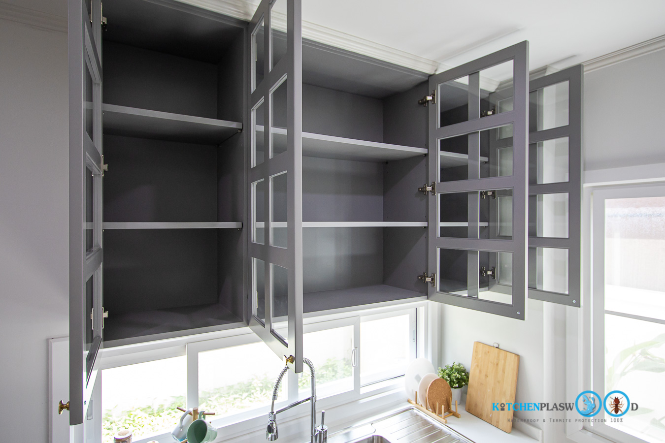 Kitchen I-Shape Design : ชุดครัวตัวไอสไตล์คลาสสิค • KITCHENFORM