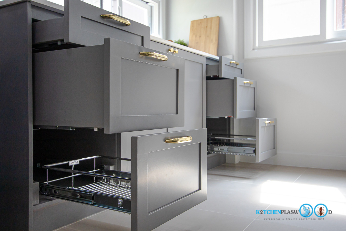 Kitchen I-Shape Design : ชุดครัวตัวไอสไตล์คลาสสิค • KITCHENFORM