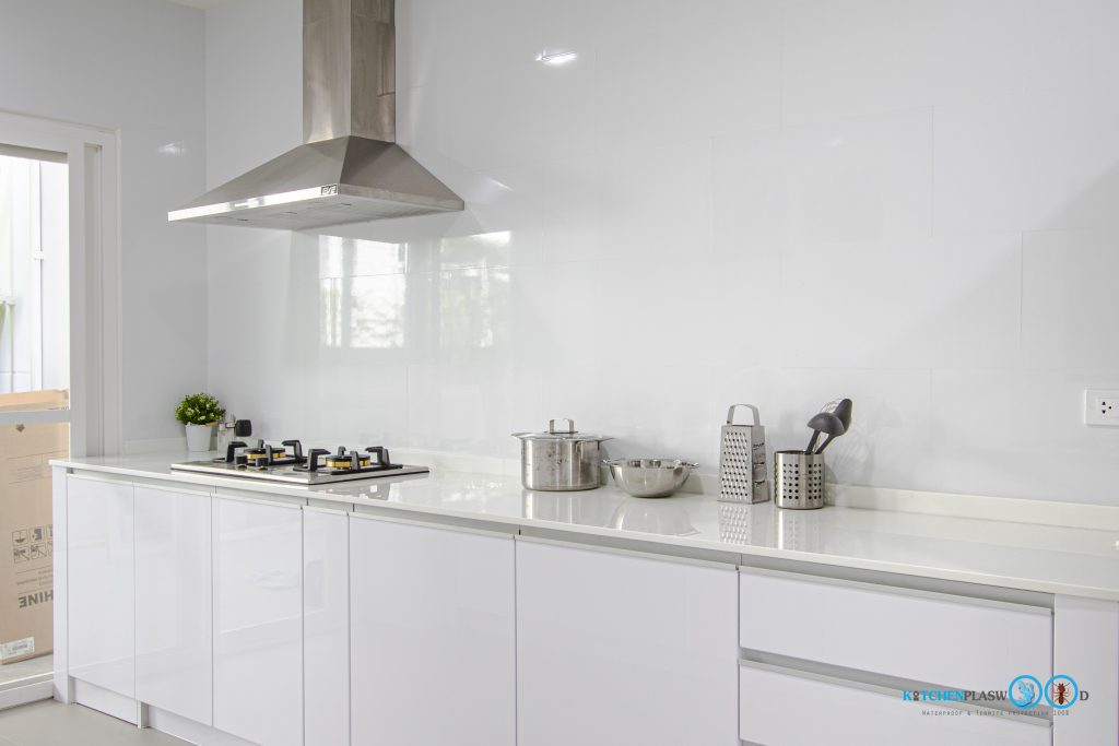 Modern Hi-Gross Kitchen I-Shape ชุดครัวตัวไอ 2 ฝั่งสีขาวไฮกรอส ...