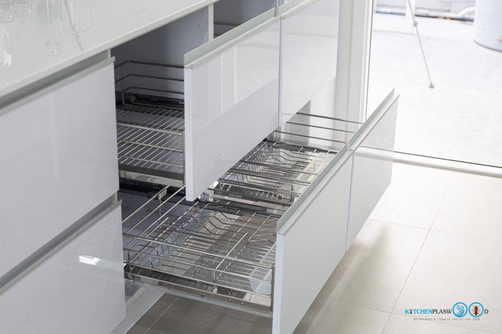 Modern Hi-Gross Kitchen I-Shape ชุดครัวตัวไอ 2 ฝั่งสีขาวไฮกรอส ...