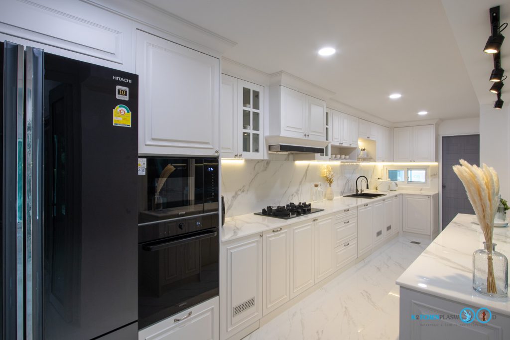 รวมงานชุดครัวบิ้วอินแบบพ่นสี ผลงานจาก คิทเช่นฟอร์ม • KITCHENFORM