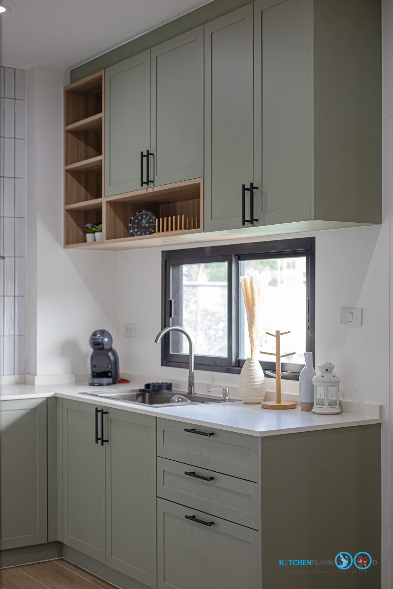 Minimal Mini Kitchen ครัวสุดมินิมอล ในโทนสีพาสเทล • KITCHENFORM